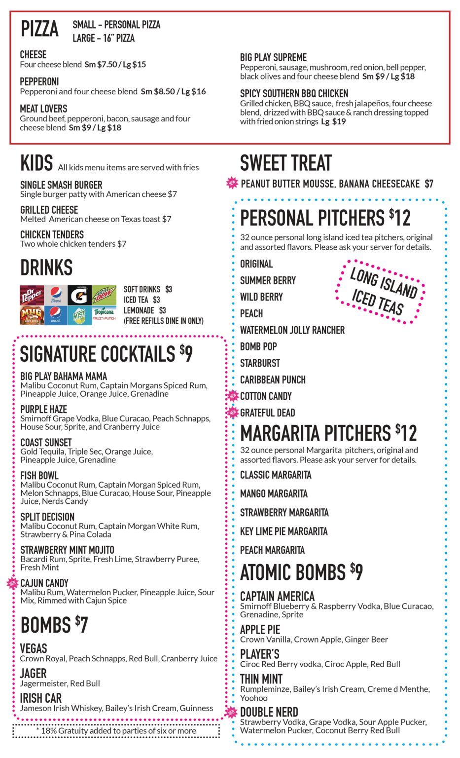 Eat & Drink – Big Play Entertainment Center Biloxi